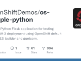 Github Openshiftdemos Os Sample Python Sample Python Flask