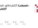 Github Lokesh Github07 Lokesh Github07