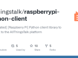 Github Allthingstalk Raspberrypi Python Client Deprecated