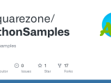 Github Asquarezone Pythonsamples Python Samples