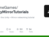Github Shrinegames Unitymirrortutorials Code For The Unity Mirror