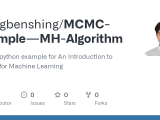 Github Wongbenshing Mcmc Example Mh Algorithm Mcmc Python Example
