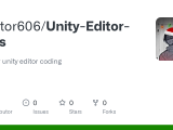 Github Alastor606 Unity Editor Tools Tools For Unity Editor Coding