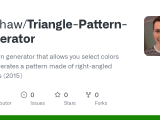 Github Akshaw Triangle Pattern Generator A Pattern Generator That
