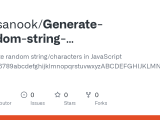 Github Boxsanook Generate Random String Characters In Javascript