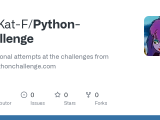 Github Kit Kat F Python Challenge My Personal Attempts At The