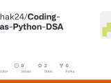 Github Chehak24 Coding Ninjas Python Dsa