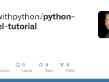 Github Livewithpython Python Excel Tutorial