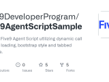 Github Five9developerprogram Five9agentscriptsample Sample Five9