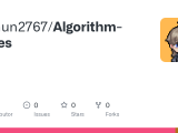 Github Taehun2767 Algorithm Notes