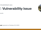 Vulnerability Issue Issue 175 Microsoft Durabletask Java Github