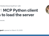 Mcp Python Client Fails To Load The Server Issue 291