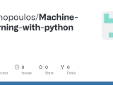 Github Kdanopoulos Machine Learning With Python