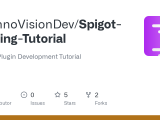 Github Technovisiondev Spigot Coding Tutorial Spigot Plugin