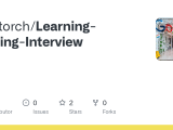 Github Pentorch Learning Coding Interview