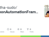 Github Neetha Sudo Pythonautomationframework