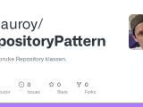 Github Hmauroy Repositorypattern Lære å Bruke Repository Klassen