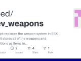 Github Friped Fdev Weapons This Script Replaces The Weapon System In