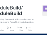 Github Modulebuild Modulebuild A Scaffolding Framework Which Can Be