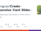 Github Codingcss Create Responsive Card Slider In Html Css Javascript