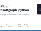 Github Gearplug Microsoftgraph Python Microsoft Graph Api Wrapper