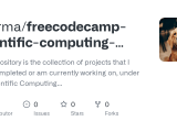 Github Jinarma Freecodecamp Scientific Computing Python This
