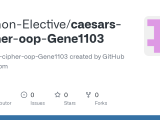 Github Python Elective Caesars Cipher Oop Gene1103 Caesars Cipher