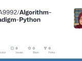Github Aina9992 Algorithm Paradigm Python