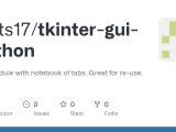 Github Guts17 Tkinter Gui Python Gui Module With Notebook Of Tabs