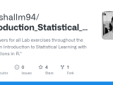 Github Marshallm94 Introduction Statistical Learning My Answers For