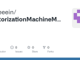 Github Leeeeein Factorizationmachinemodels