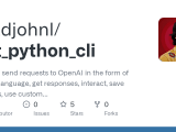Github Bradjohnl Gpt Python Cli A Tool To Send Requests To Openai In