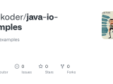 Github Balakoder Java Io Examples Java Io Examples