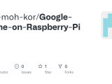 Github Dev Moh Kor Google Home On Raspberry Pi