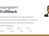 Github Yujiroxangram Javafullstack A Comprehensive Repository For