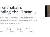 Extending The Linear Model With Python Chapter1 Introduction Ipynb At