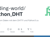 Github Coding World Python Dht Library Um Daten Mit Dem Dht11 Und