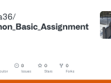 Github Gana36 Python Basic Assignment