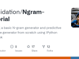 Github Elucidation Ngram Tutorial Building A Basic N Gram Generator