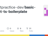 Github Reactpractice Dev Basic React Ts Boilerplate