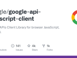 Github Google Google Api Javascript Client Google Apis Client
