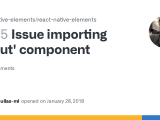 Issue Importing Input Component Issue 855 React Native Elements