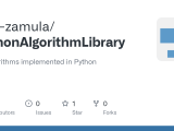 Github Zamula Soft Pythonalgorithmlibrary All Algorithms Implemented