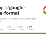 Github Google Google Java Format Reformats Java Source Code To