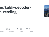 Github Snsun Kaldi Decoder Code Reading