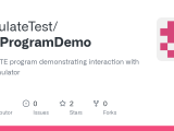 Github Simulatetest Testprogramdemo Demo Ate Program Demonstrating
