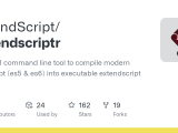 Github Extendscript Extendscriptr An Npm Command Line Tool To