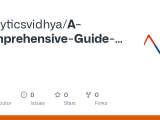 Github Analyticsvidhya A Comprehensive Guide To Understand And