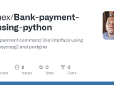 Github Boluex Bank Payment Cli Using Python A Bank Payment Command