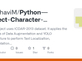 Github Parthavim Python Object Character Recognition This Project